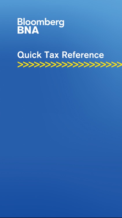 Quick Tax Reference by Bureau of National Affairs