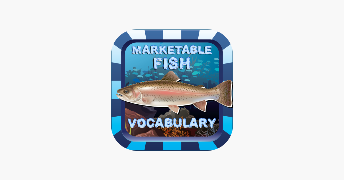 ‎Marketable Fish Flashcards: English Vocabulary Learning Free For ...