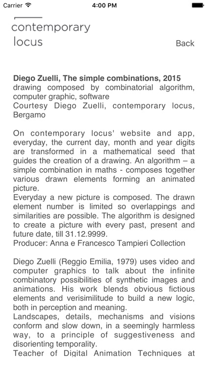 Diego Zuelli - The simple combinations by EBI di Elisa Bernardoni