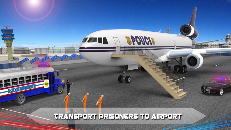 Police Airplane Prison Flight - Transport Prisoners from Jail by The ...