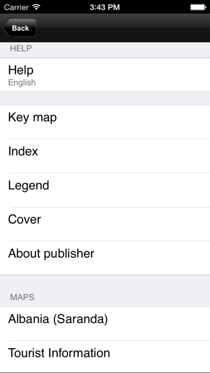 Saranda. Tourist map. by AGT Geocentre