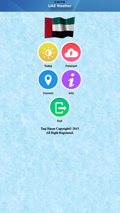 UAE Weather Report by TAQI HASAN