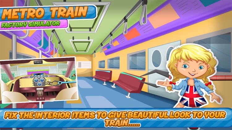 Metro Train Factory Simulator Kids Games by Imran Haydar