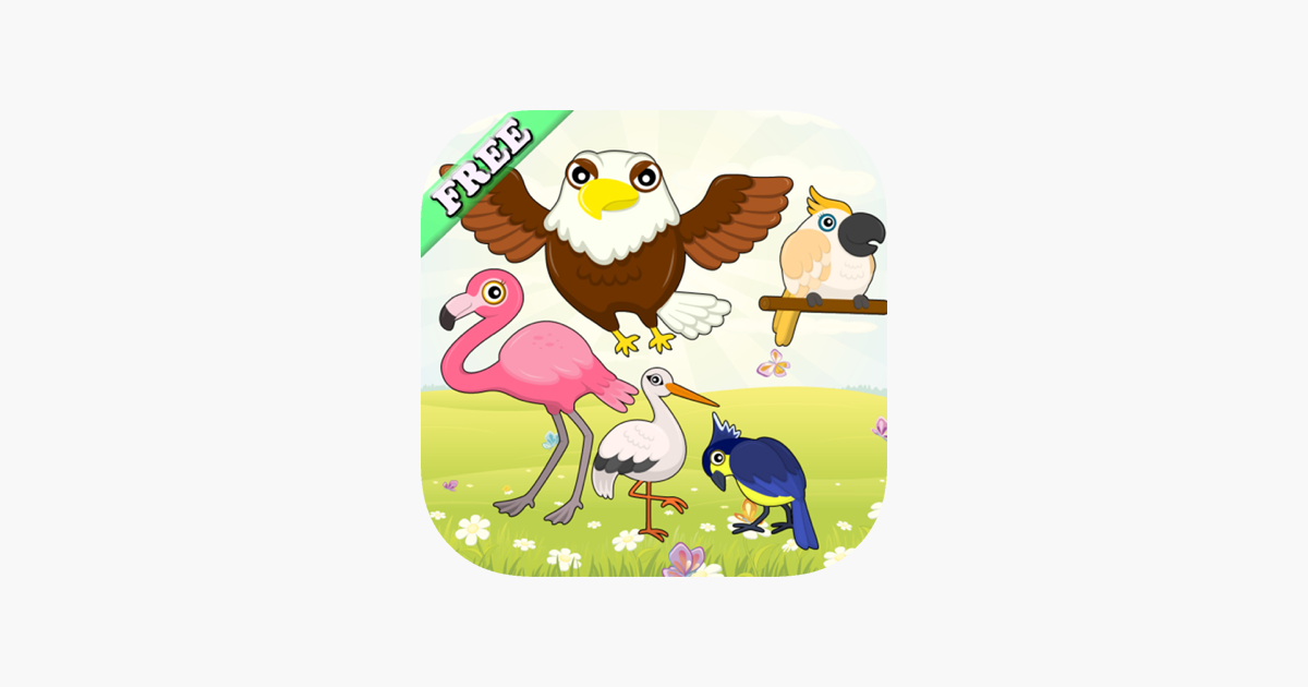 ‎Flying Birds Match Games for Toddlers and Kids : discover the bird ...