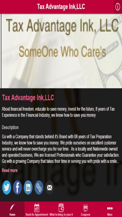 Tax Advantage Ink,LLC by Tax Advantage Ink, LLC