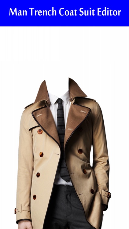 Man Trench Coat Suit Editor by Aniket Desai