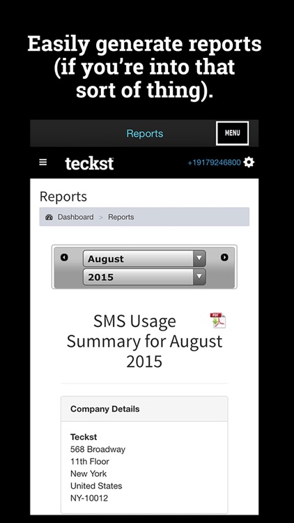 Teckst Business Texting Platform by Matthew Tumbleson