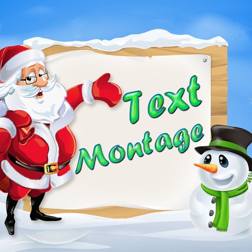 Santa Text Montage - Write Greeting Quotes on Photos with Artist Fonts ...