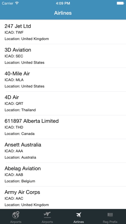 AviationDB - Aviation Database by Michael Gittens