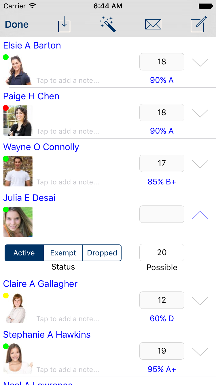 GradeBook Pro - Grade, Attendance, and Behavior Tracking | AppFollow ...
