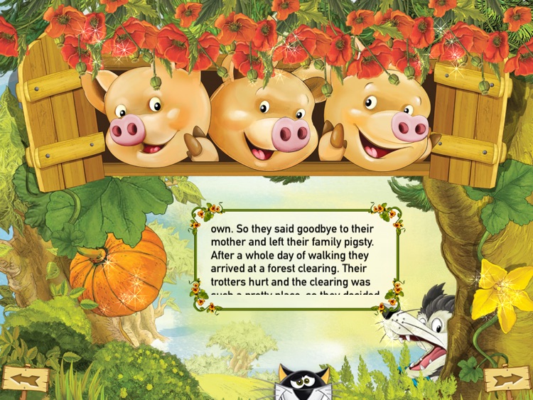 The Three Little Pigs Interactive Fairy Tale by Potrus Interactive Fun ...
