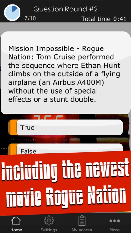 Quiz for Mission Impossible - True or False: Free Trivia Game App about ...