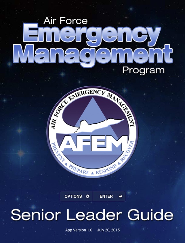 Air Force Emergency Management Logo