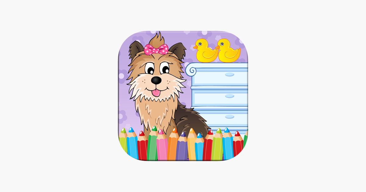 ‎My Pet Puppy Coloring Book Drawing for Kid Games on the App Store