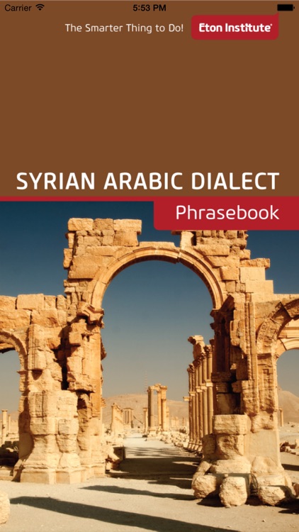Syrian Arabic Dialect Phrasebook - Eton Institute by Eton Institute