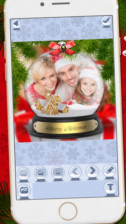 Snow Globe Photo Frames & Camera Stickers Editor by Marko Antic