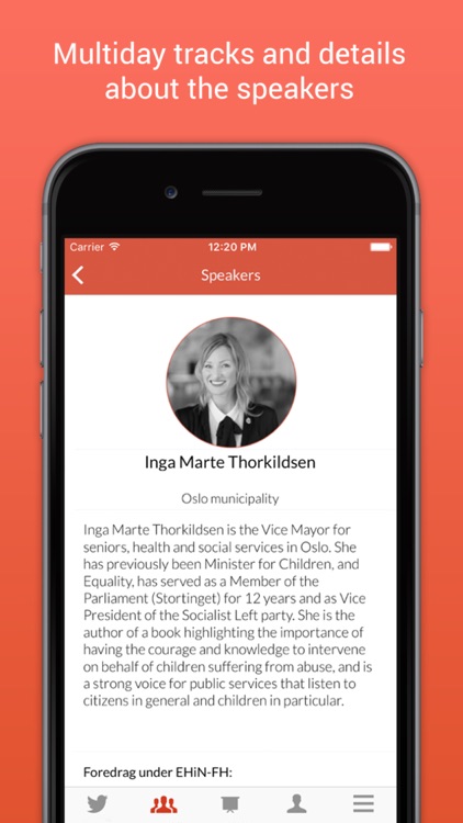 EHiN-FH conference app by Computas AS