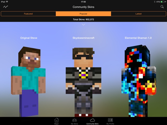 Skydoesminecraft Skin Layout