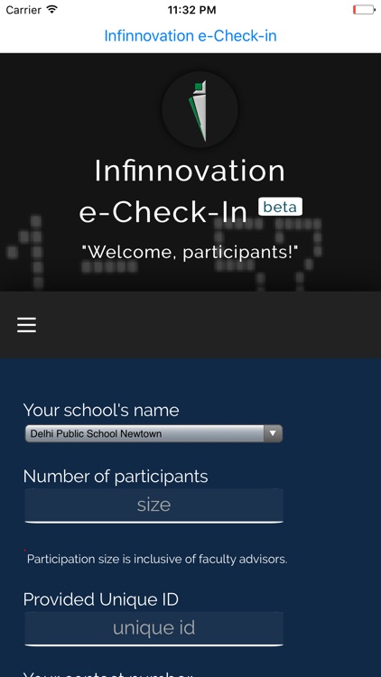 Infinnovation e-Check-in by Swarup Ghosh