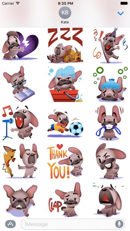 Mugsy Sticker by Phuong Vo Nguyen Chi