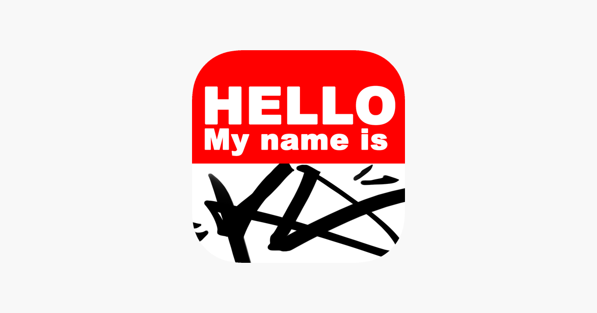 ‎Graffiti Sticker - Hello my name is on the App Store