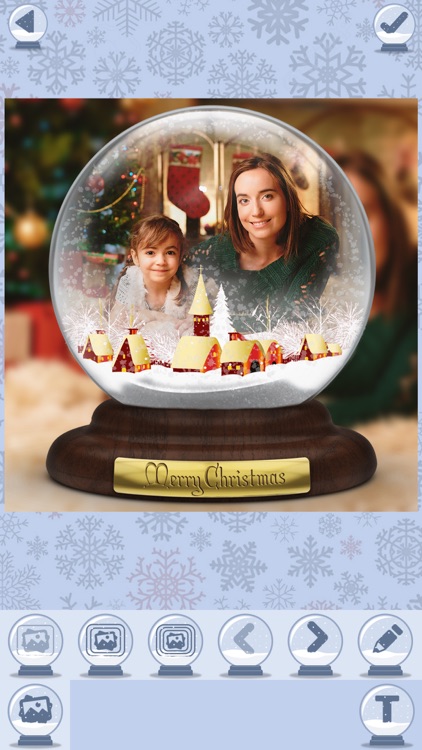 Snow Globe Photo Frames & Camera Stickers Editor by Marko Antic