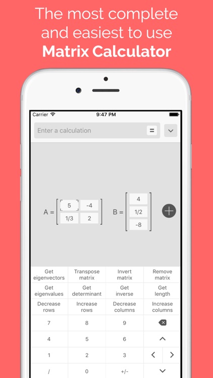 Matrix Calculator and Toolkit by Gustav Fridell
