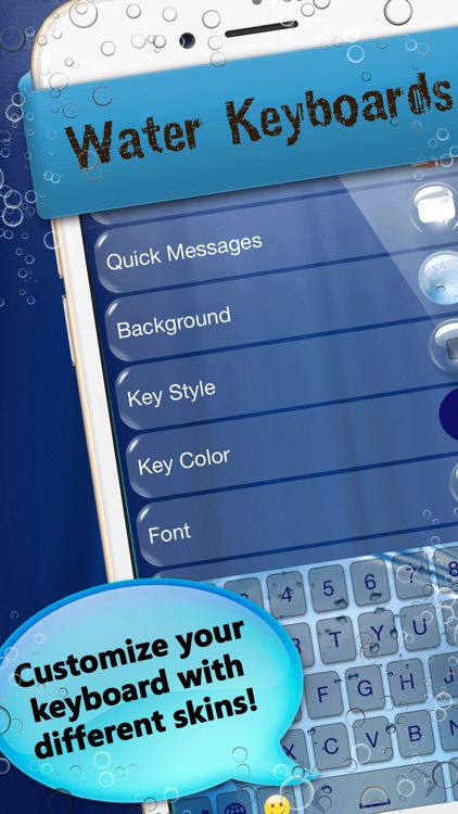 Water Keyboards – H2O Keyboard & Lockscreen Themes by Marko Jankovic