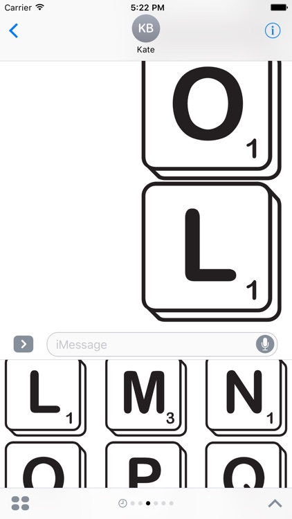 Letters for iMessage by PositionGames
