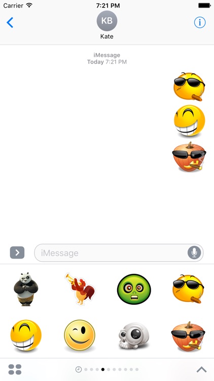 Funny Stickers Pack For iMessage by Kaushik Godhani