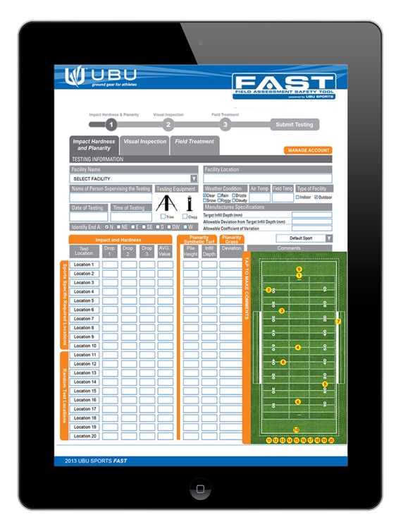 UBU SPORTS FIELD ASSESSMENT SAFETY TOOL by UBU Sports