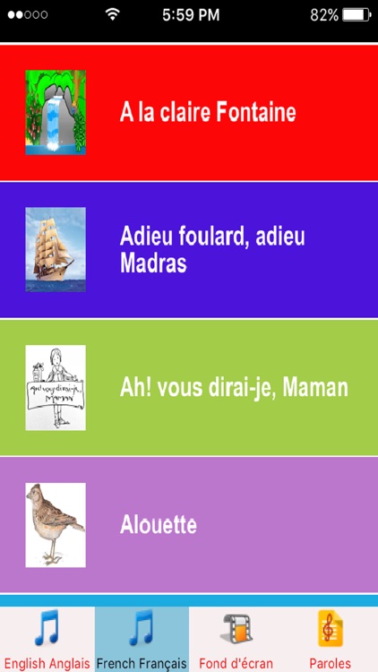 Enfants Comptines Chansons French Nursery Rhymes by Janice Ong