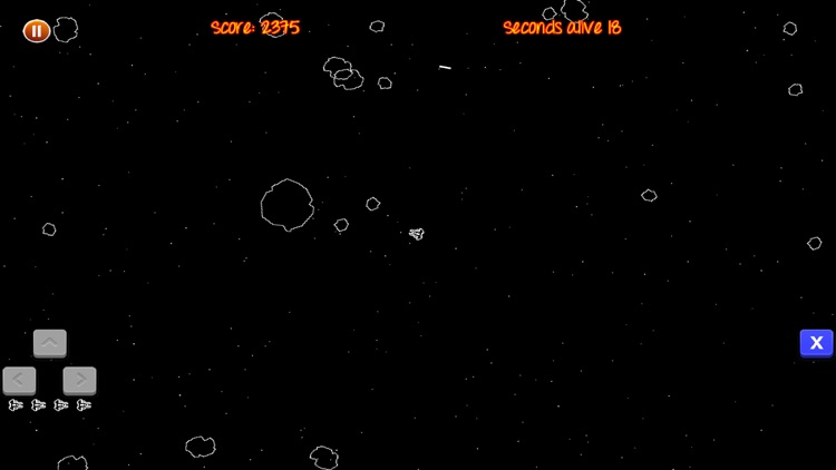 Classic Asteroids (retro space shooting game) by Rodrigo Gonzalez