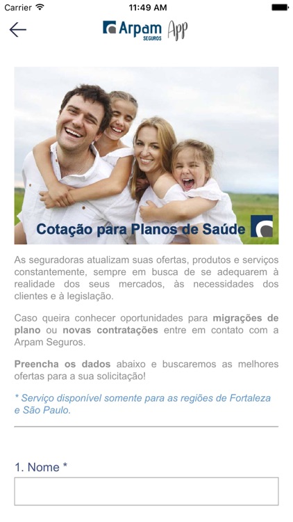 Arpam Seguros App by Marcia Marques