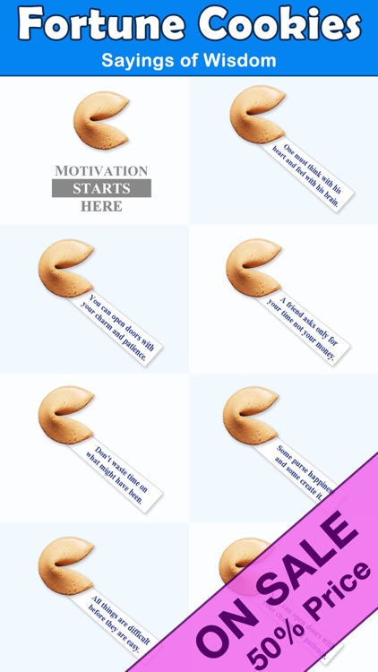 Fortune Cookie Sayings Wisdom Stickers by Hien Ton