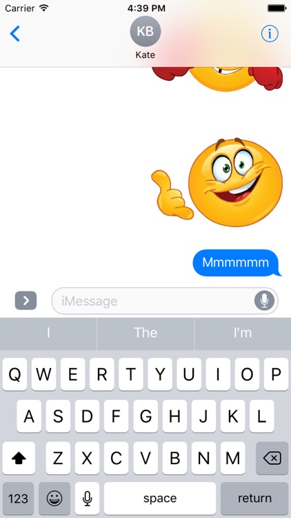 Top Emoticons iMessage Edition by Zaharina Dana