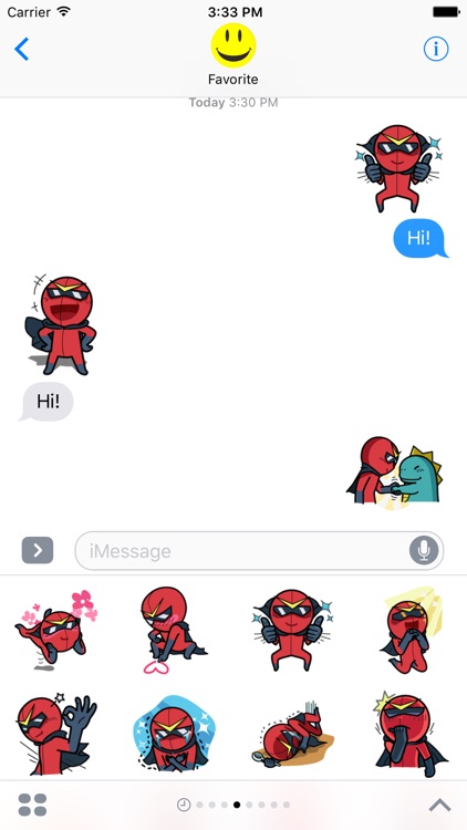 Funny Hero > Stickers for iMessage! by Nurlan Ispayev