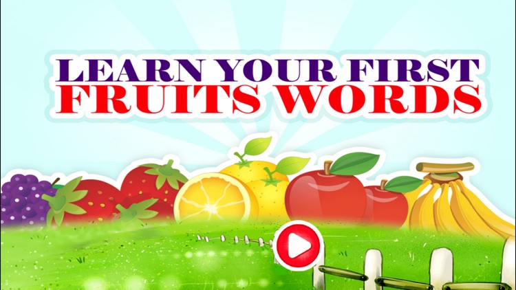 Learn Your First Fruit Words PRO by Haris Izhar