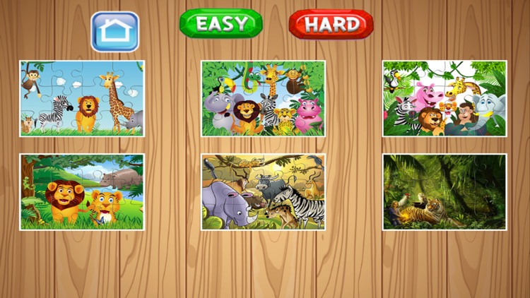 Animal Cartoon Sliding Jigsaw Puzzles Box for Kids by Sarayut ...