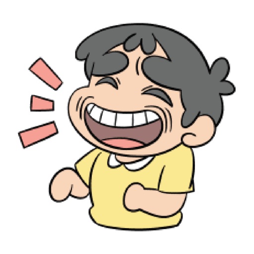 Funny Rascal Boy Animated Emoji for iMessage by Hang Nguyen