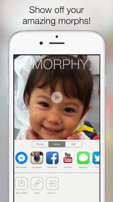 Morphy - Face Morph GIF & Movie Maker - Application Photo et vidéo | MWM