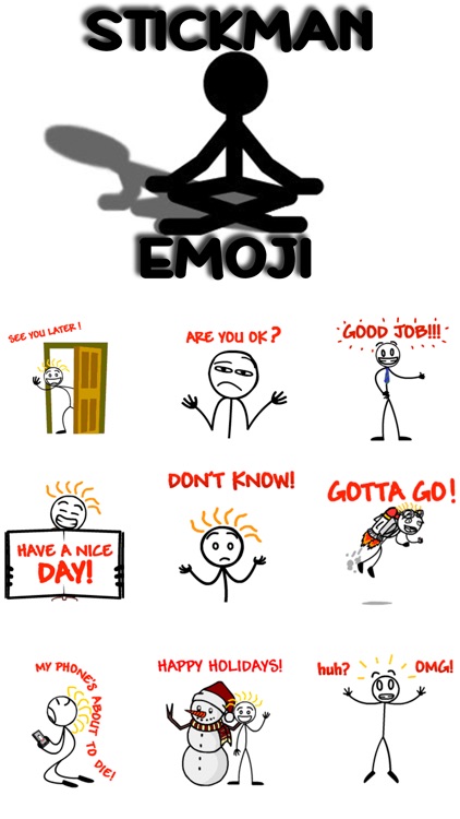 Mr Stick Man - Stickman Stickers & Emoji by Vadim Vasiliev