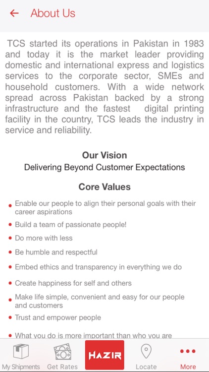 TCS Express by TCS (Pvt.) Ltd.