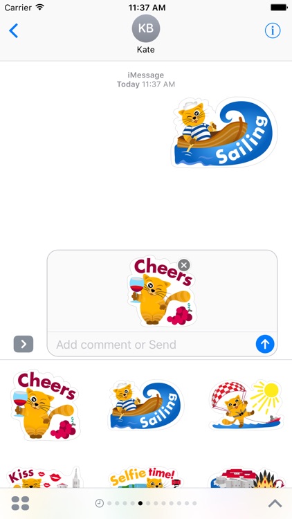Summer Vipster Stickers for iMessage by jignesh kheni