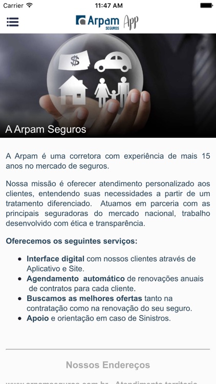 Arpam Seguros App by Marcia Marques