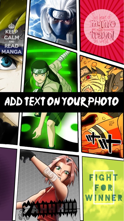Font Shape Manga Wallpaper “For Naruto Shippuden ” by Chandra Butrakul