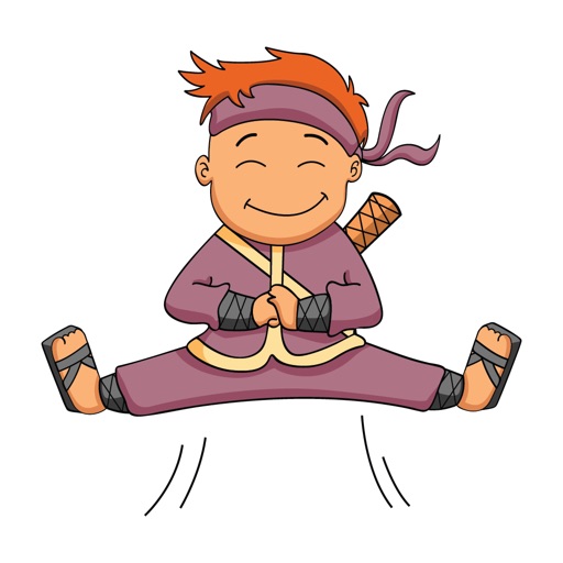 Ninja Feeling Emoji Sticker for iMessage #1 by MANG MUON