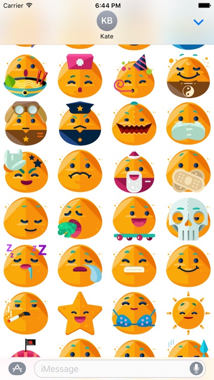 Funny Emoticons Stickers - iMessage New Emoji by NITA MARIAN