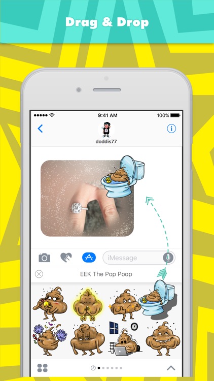 EEK The Pop Poop stickers by doddis77 by MojiLaLa