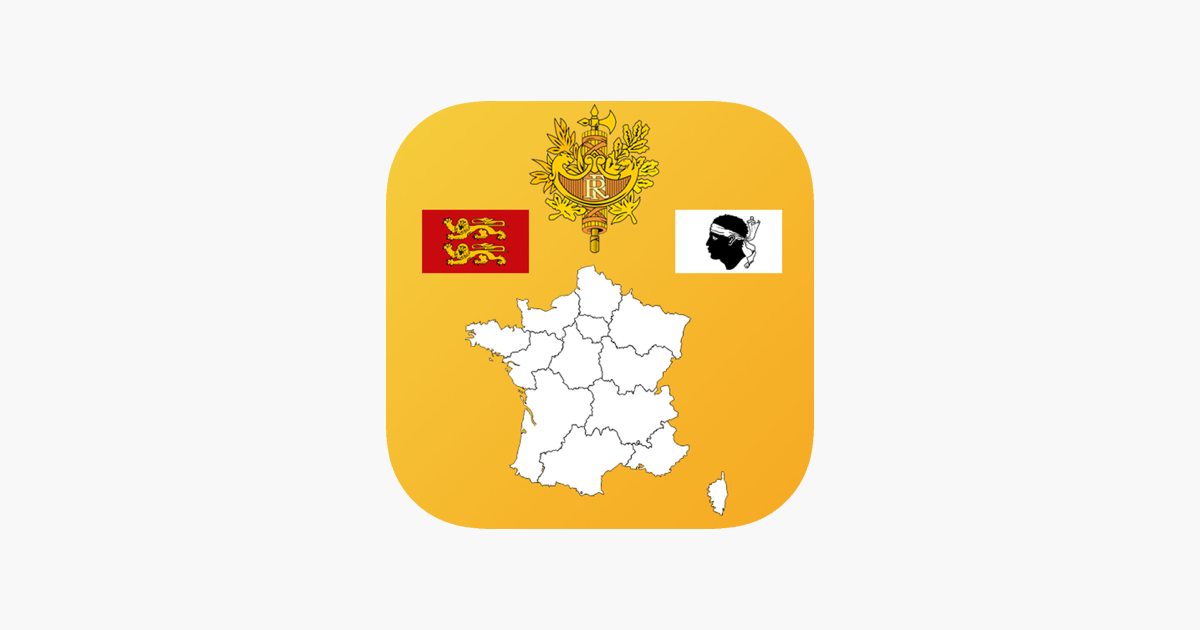 ‎France State Maps, Flags & Info on the App Store